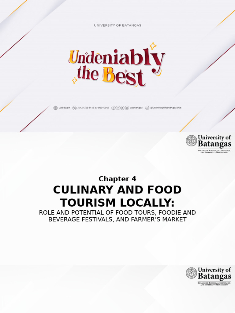 Food Tourism: Exploring Local Culinary Experiences | PDF | Foods | Cooking