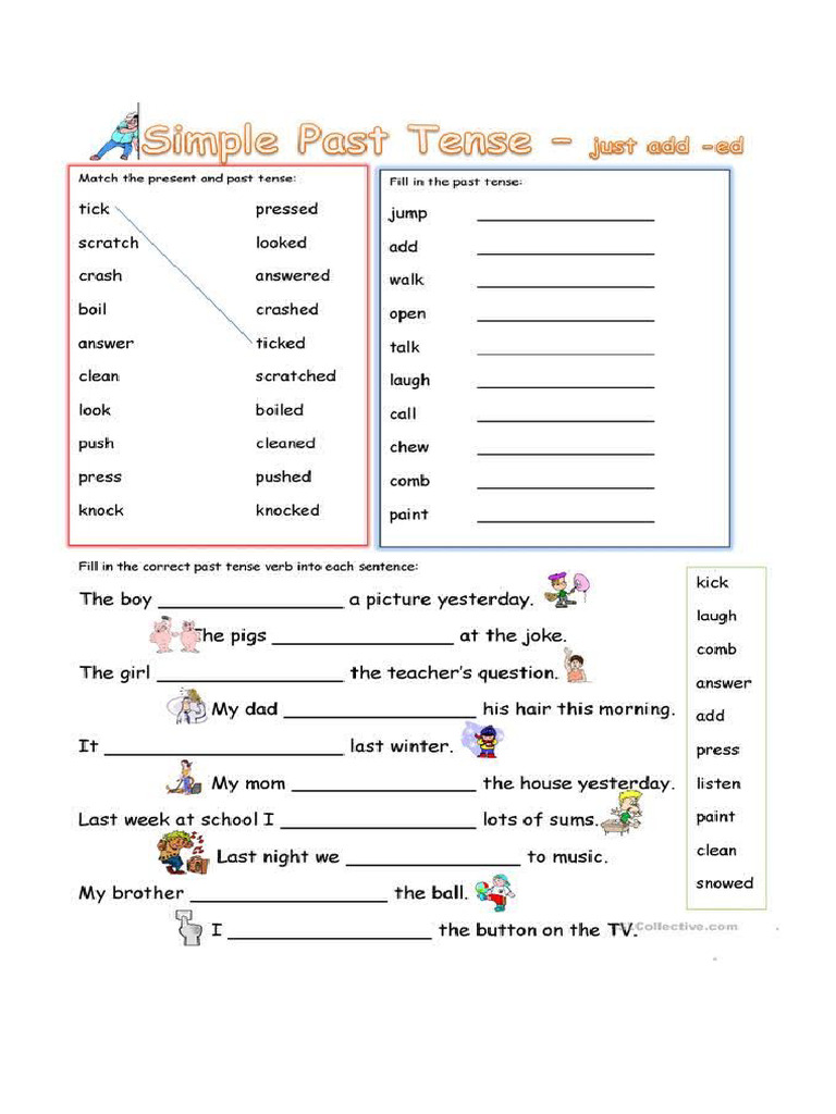 Simple Past Tense | PDF