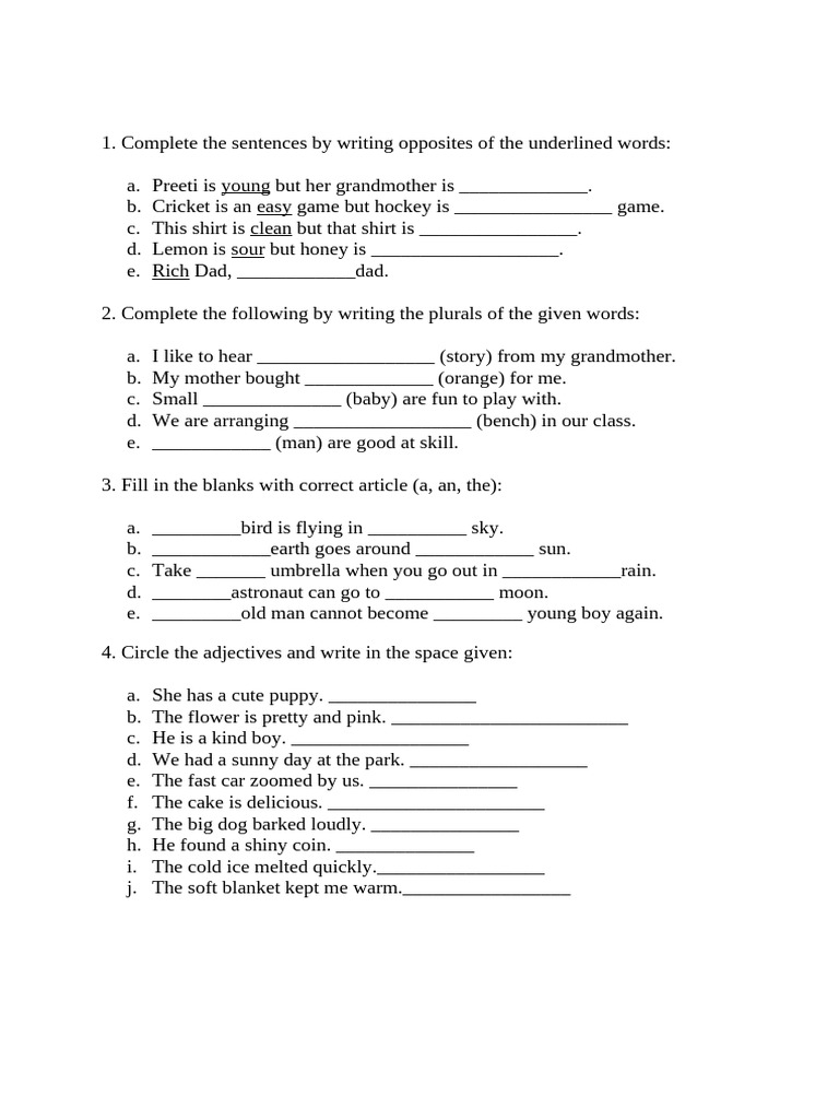 Eng Grammar 1 | PDF
