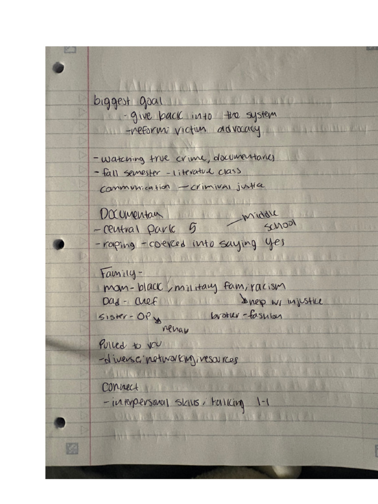 Handwritten Notes Interview #2 | PDF