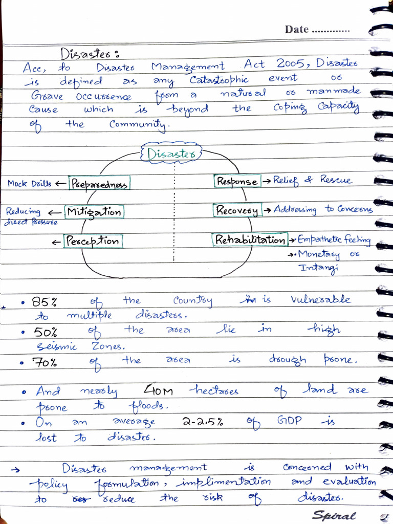 Disaster Management 01 Aug 2025 | PDF | Continuum Mechanics | Geology