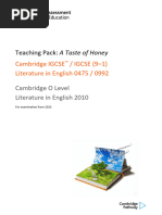 Edexcel International GCSE English Anthology | PDF
