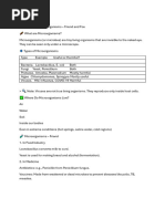 Notes of CH 2 Microorganisms - Friend and Foe - Class 8th Science | PDF ...