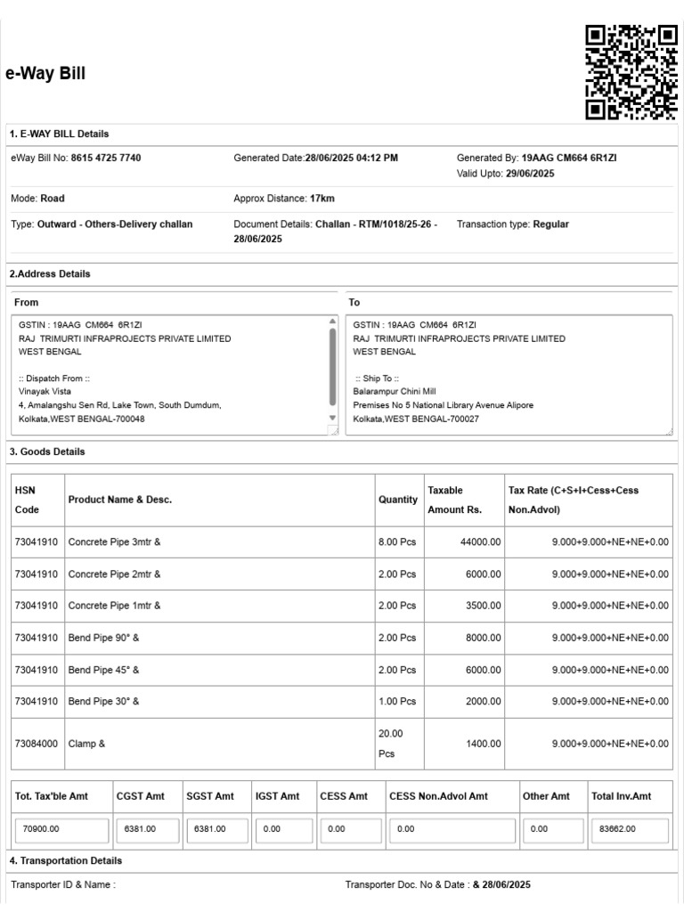 E-Way Bill System 1018 | PDF | Public Administration | Taxes