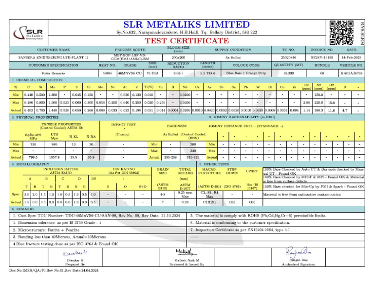 Mill TC | PDF