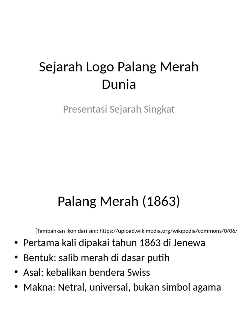 Sejarah Simbol Palang Merah Global | PDF