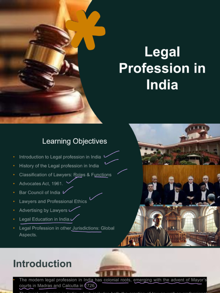 Legal Profession in India - 250905 - 113241 | PDF