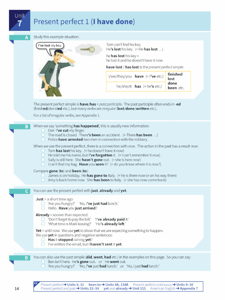 Present Perfect Part I | PDF