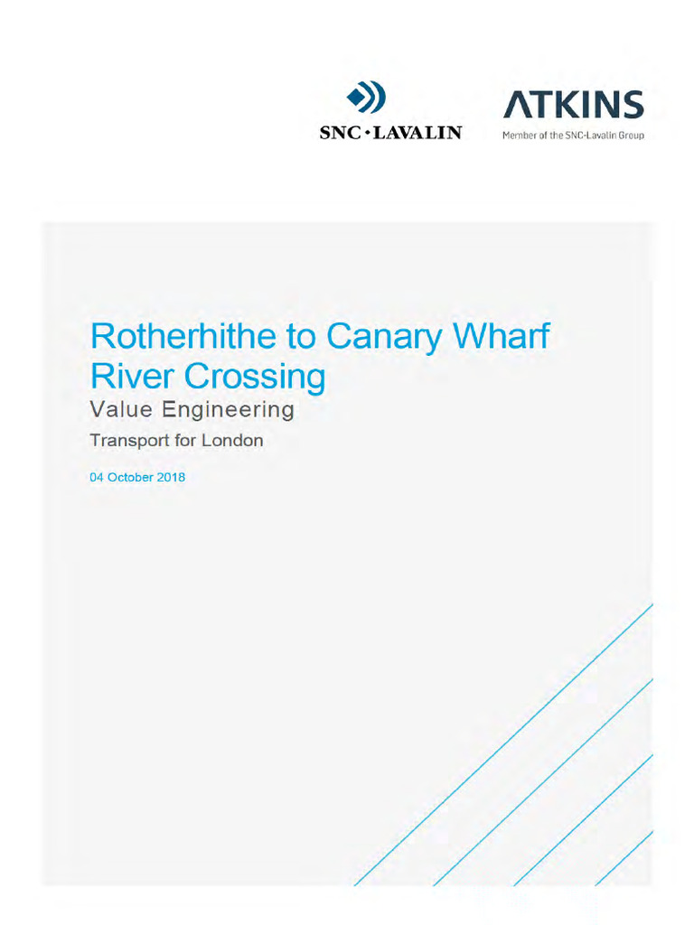 R2CW Value Engineering Report Overview | PDF | Elevator | Bridge