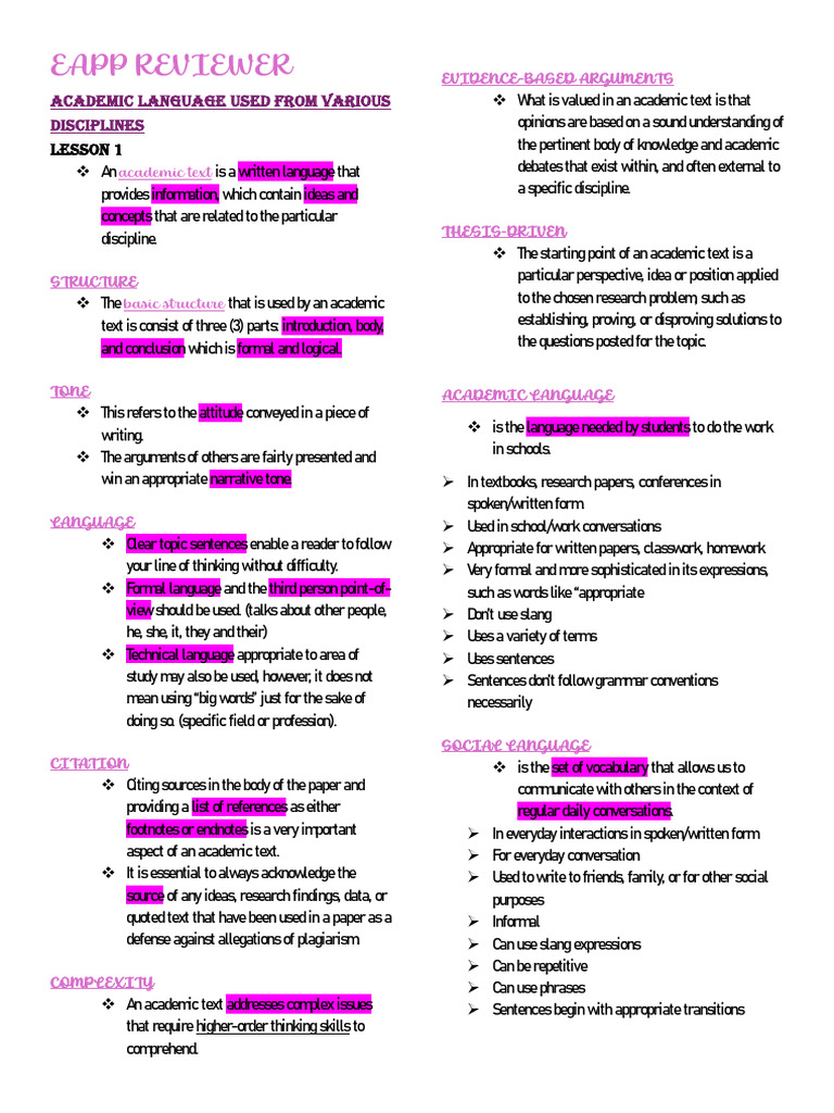EAPP | PDF | Plagiarism | Ellipsis