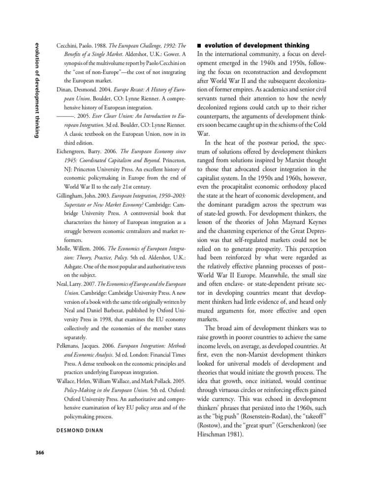 Evolution of Development Thinking | PDF | Economics | Interest