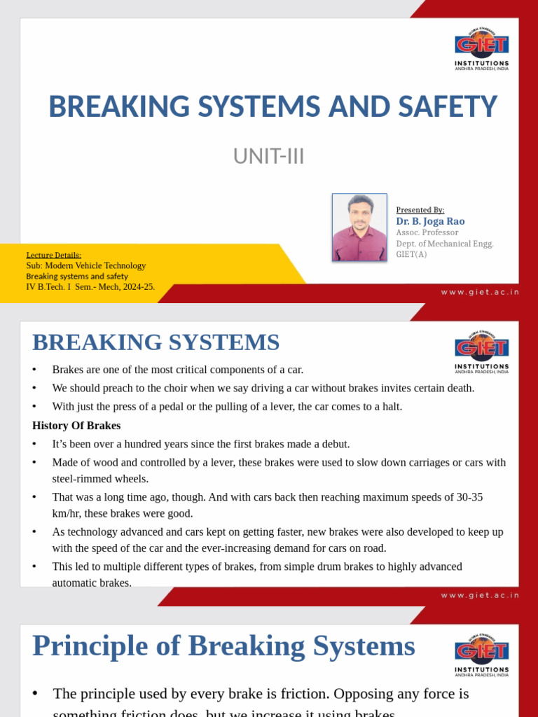 Understanding Automotive Braking Systems | PDF | Brake | Anti Lock ...