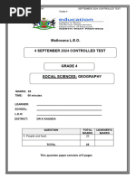 Grade 6 Term 3 Geography Assessment | PDF | Tropics | Rainforest
