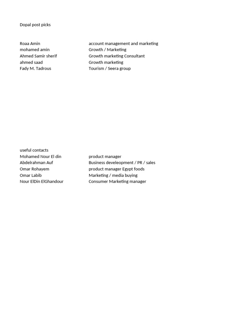 Job Post Picks | PDF