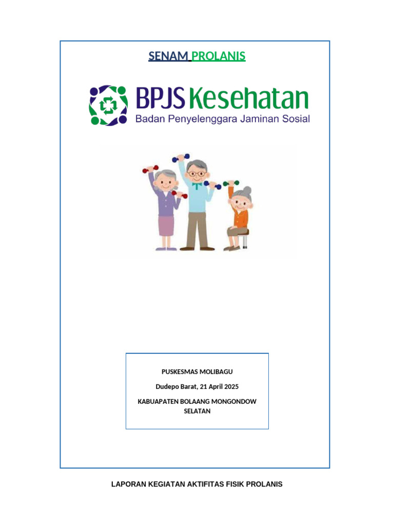 Laporan Senam Prolanis Dudepo Barat | PDF