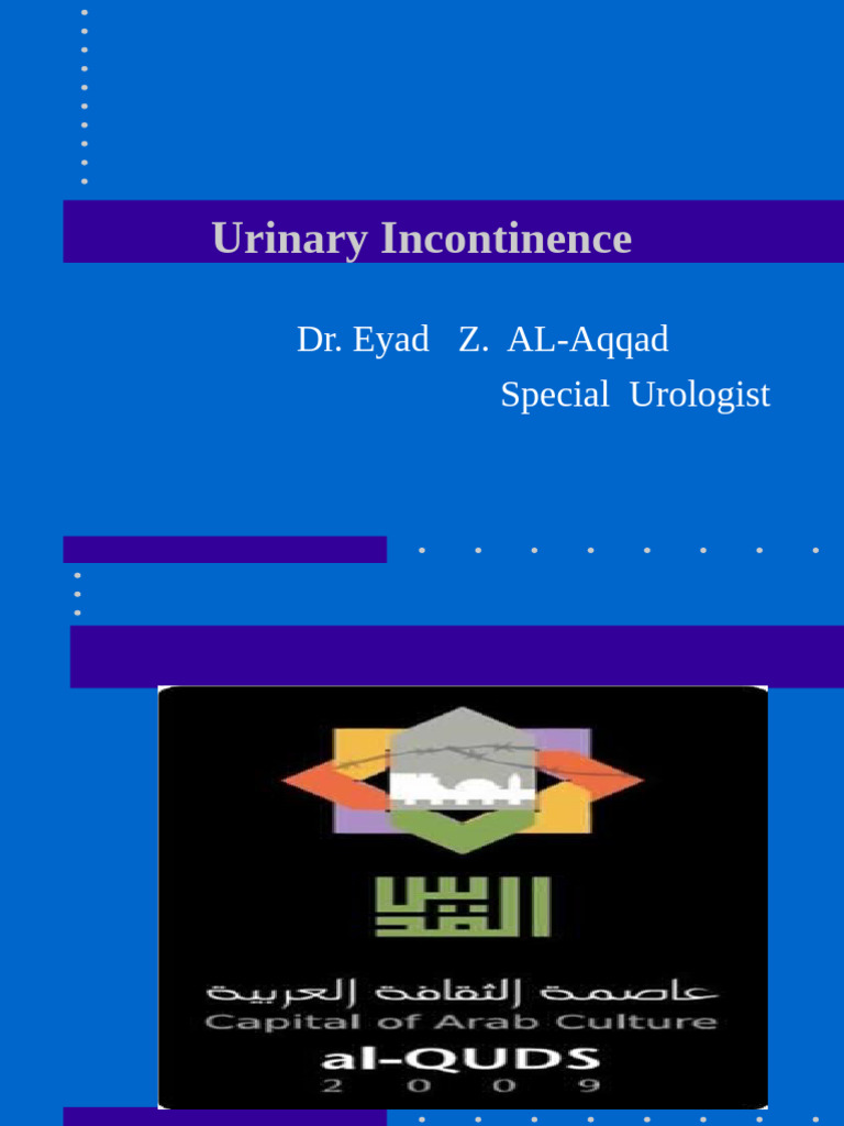 Understanding Urinary Incontinence | PDF | Urinary Incontinence | Urination