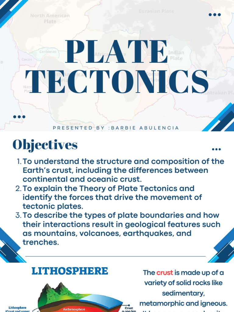 Understanding Plate Tectonics Basics | PDF | Plate Tectonics | Crust ...