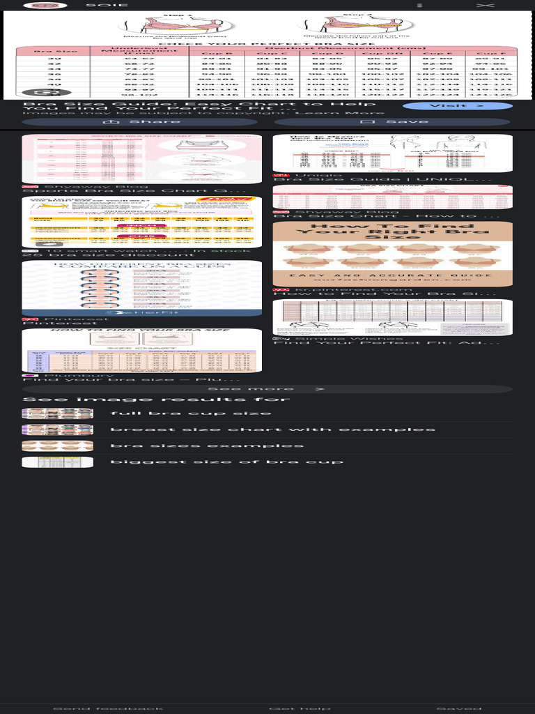 Bra Size Guide: Find Your Perfect Fit | PDF