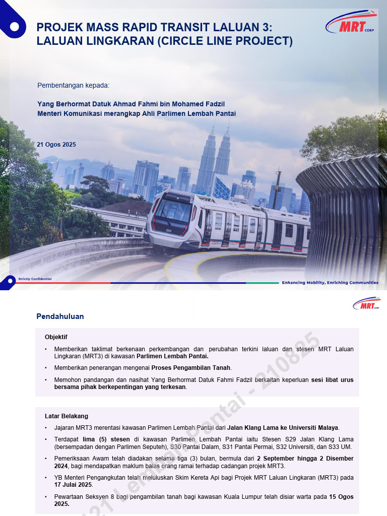 076 Slaid Pembentangan (P121 Lembah Pantai) | PDF