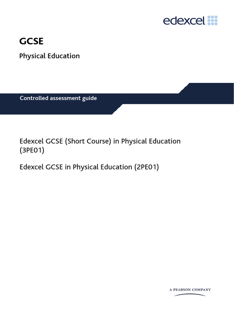 Edexcel GCSE Physical Education Guide | PDF | Teachers | Physical Education