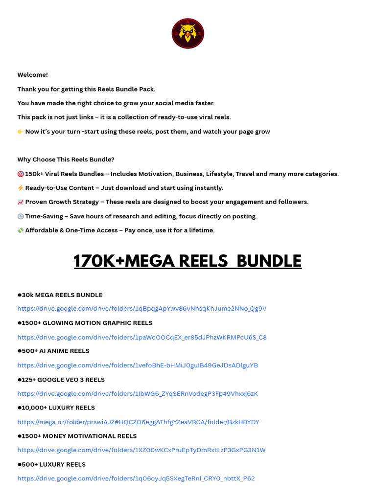 150K Mega Reels - 20250909 - 164910 - 0000 | PDF