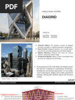 Diagrid System | PDF | Beam (Structure) | Civil Engineering