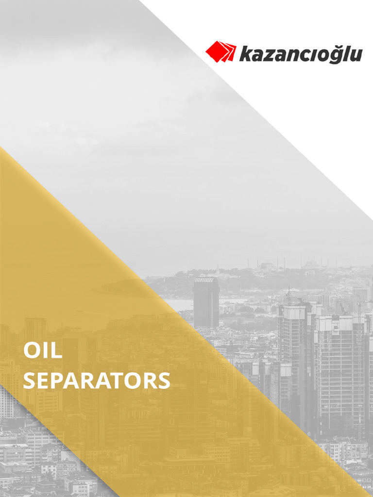 Oil and Silt Separators for Construction | PDF | Pump | Valve
