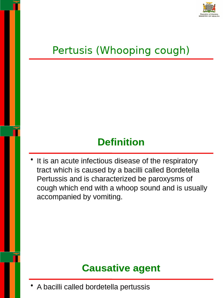 Pertusis (Whooping Cough) | PDF | Cough | Medical Specialties