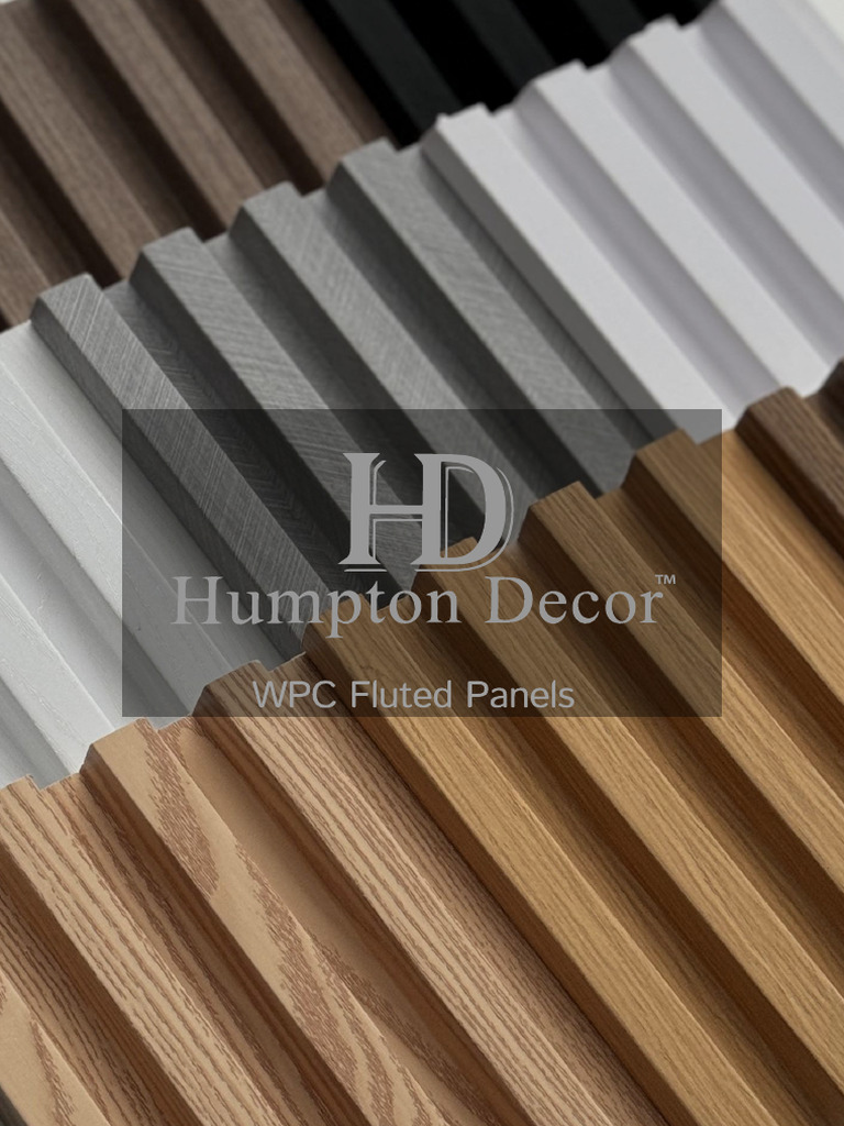 WPC Fluted Panel Specifications and Benefits | PDF | Wood | Plastic