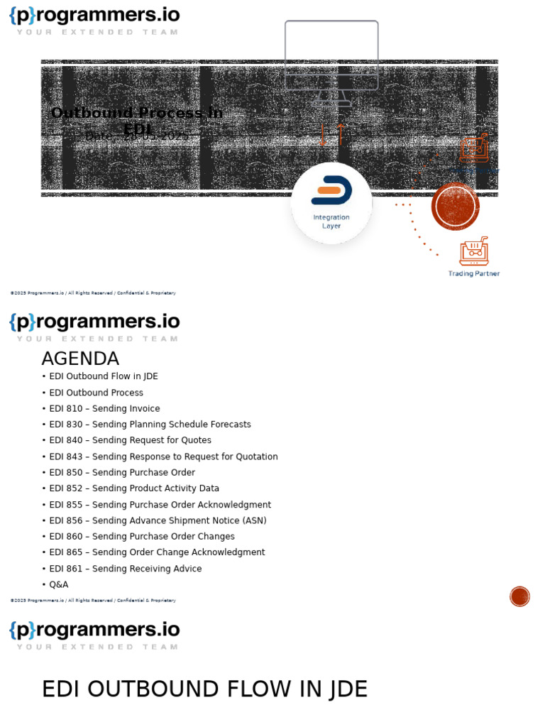 EDI OutboundProcess | PDF | Electronic Data Interchange | Information Technology