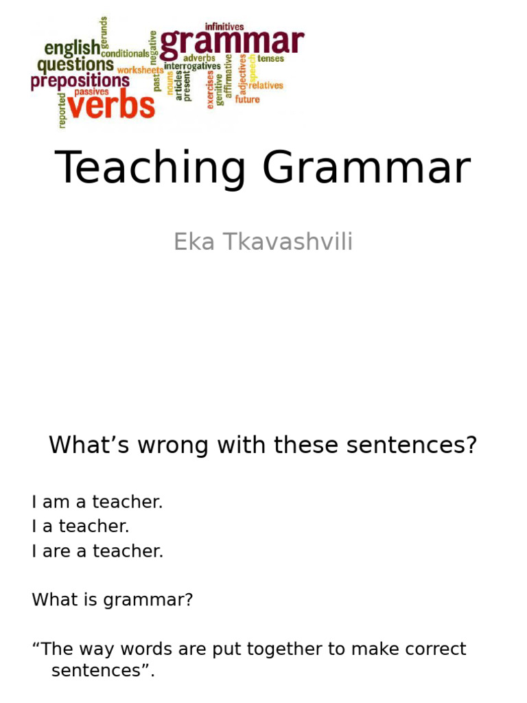 Effective Grammar Teaching Methods | PDF | Second Language | Learning