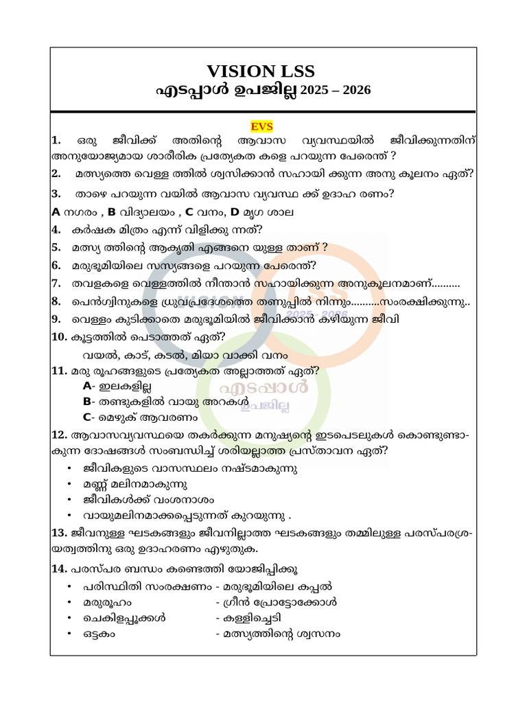 05 Vision Lss Evs Unit 1 Pdf