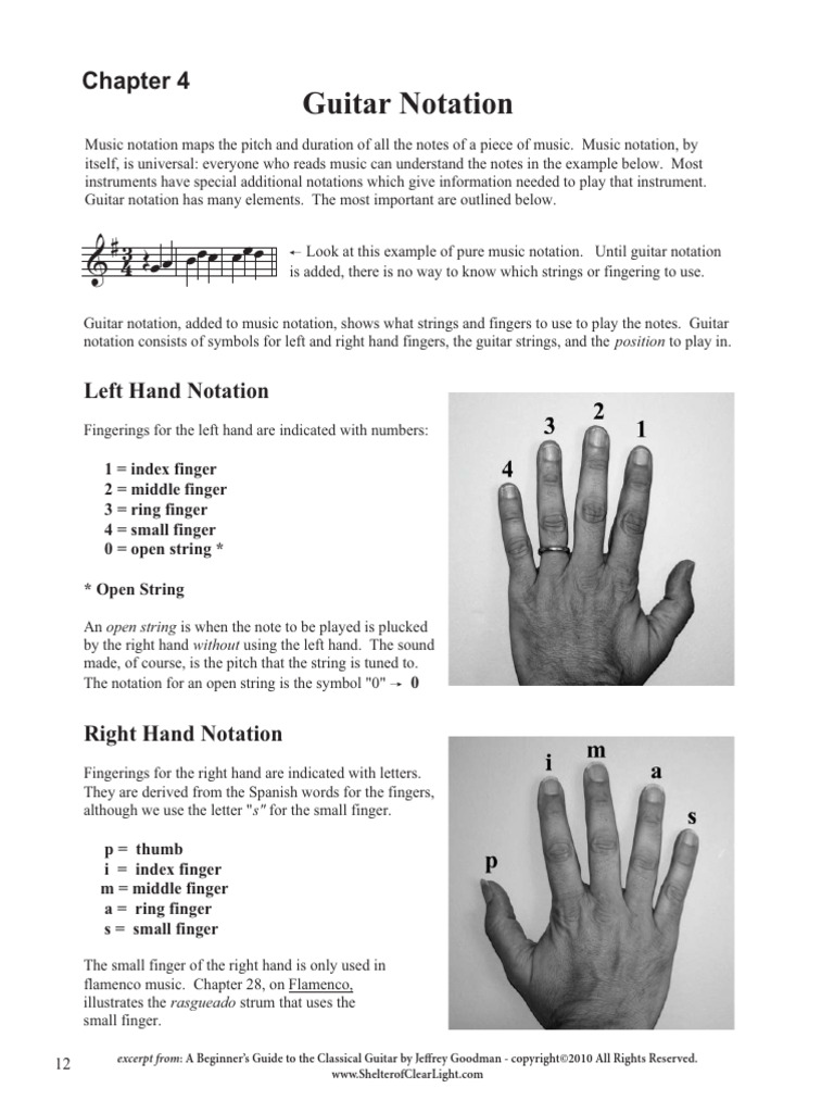 Chapter 4 - Guitar Notation | PDF