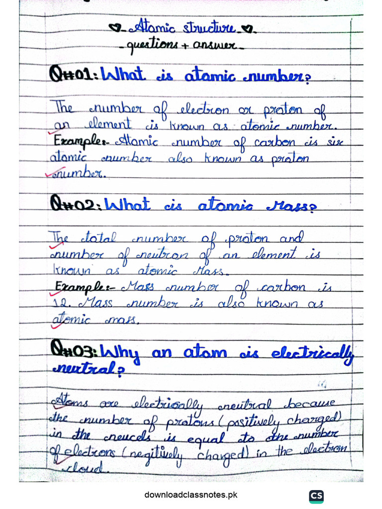 Download Class Notes via CamScanner | PDF