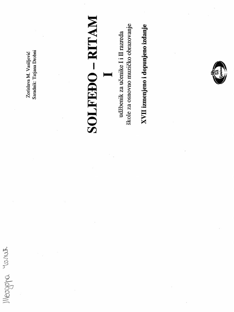 Solfedjo Ritam I | PDF