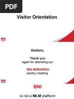 BNI Member Bio and Gains Worksheet | PDF | Knowledge | Cognitive Science