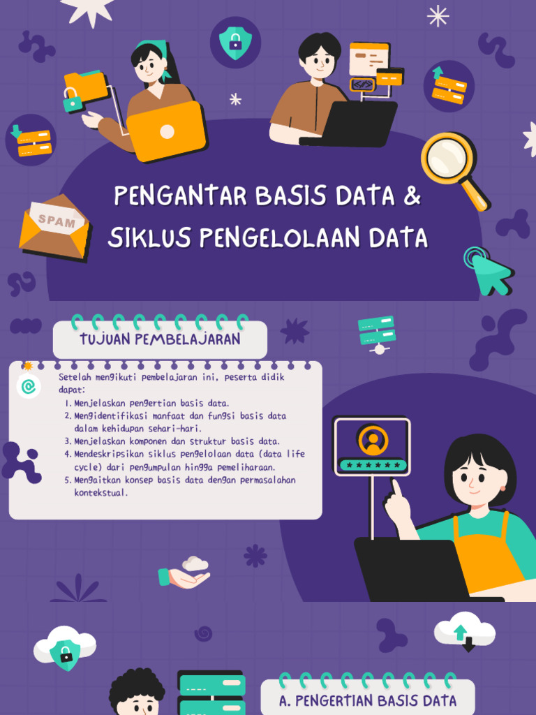 Pengantar Basis Data & Siklus Pengelolaan Data | PDF