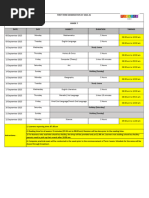 2025 Gce A Level Exam Timetable | PDF