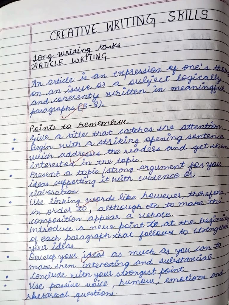 Creative Writing Skills for Education | PDF