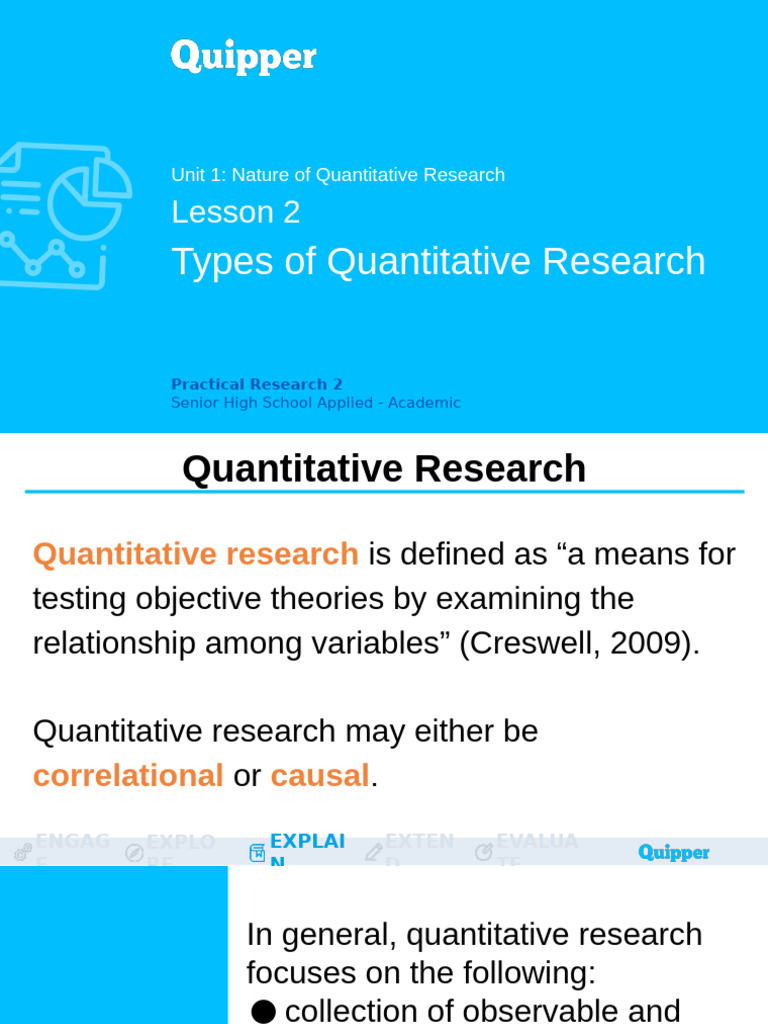 FINAL PPT PR2!11!12 Q1 0102 UNIT 1 LESSON 2 Types of Quantitative Research | PDF | Survey ...