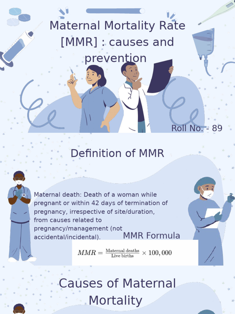 Maternal Mortality Rate: Causes & Prevention | PDF | Maternal Death ...