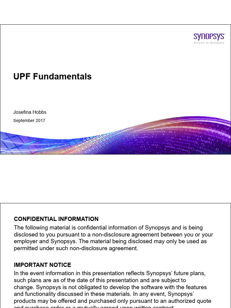 UPF Fundamentals Workshop Overview | PDF | Logic Gate | Digital Electronics