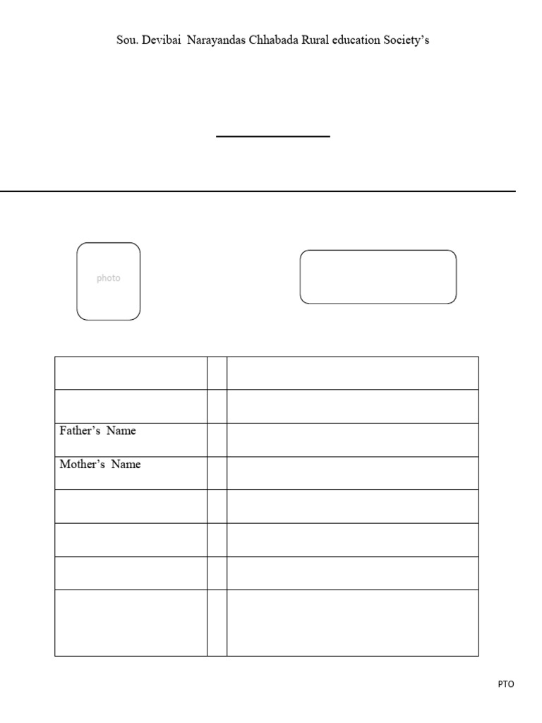 Admission Form SY, TY, Final | PDF