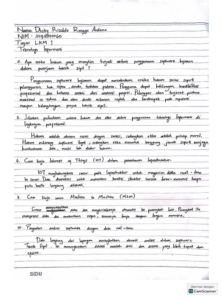 Dicky Rizaldo Rengga Ardana - 211910301060 | PDF