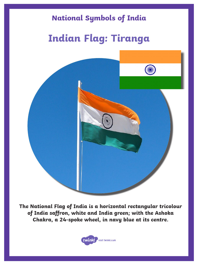 National Symbols of India Overview | PDF