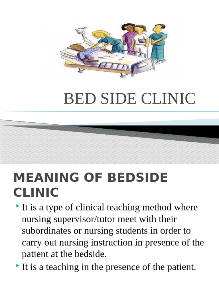 Bedside Clinic: Nursing Instruction Method | PDF