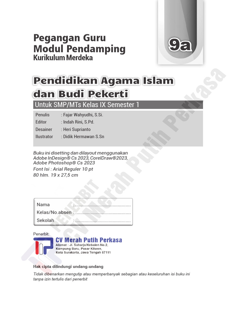 Pendidikan Agama Islam Kelas IX | PDF