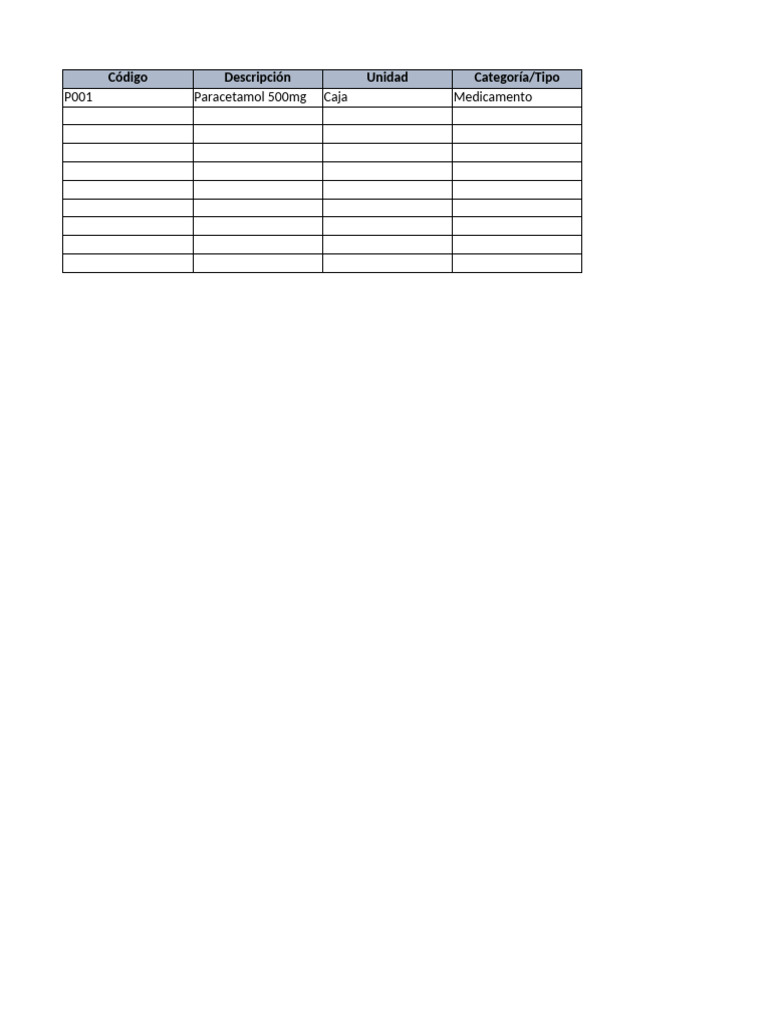 Control Kardex | PDF