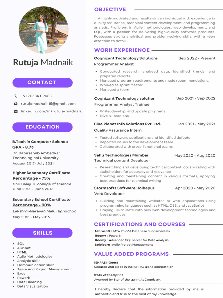 Resume Final | PDF