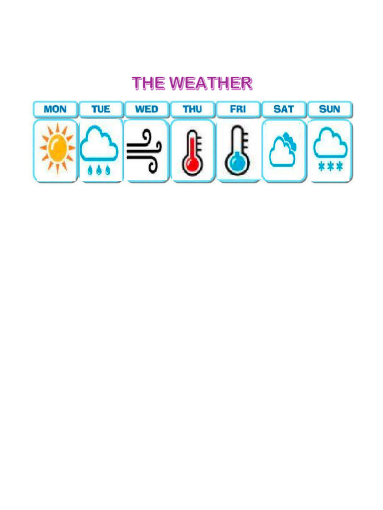 Weekly Weather Minibook | PDF